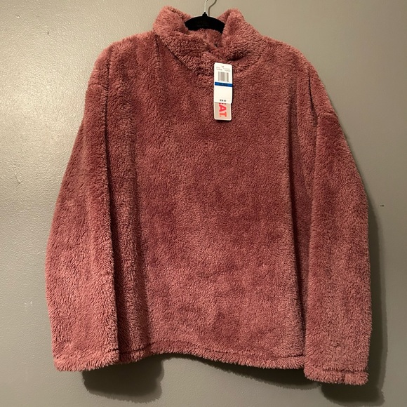 32 Degrees | Sweaters | Nwt 32 Degrees Heat Xl Plum Rose Purple Teddy ...
